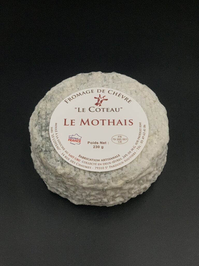 Fromage de chèvre Le Mothais cendré XL - Fromagerie Le Coteau Saint ...